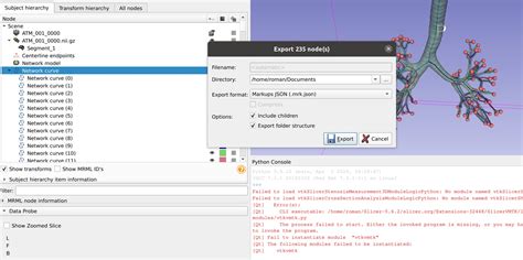 Binary Segmentation Mask To Centerline Polydata Using A Python Script Support 3d Slicer