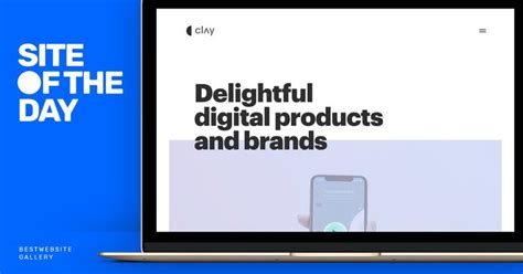 Fyi Clay — Site Of The Day 18 January 2019 Webdesign Atomicdesign