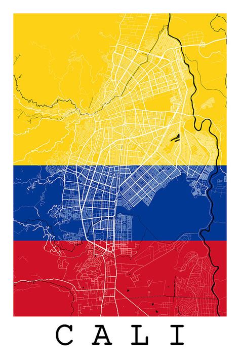 Cali Colombia Map