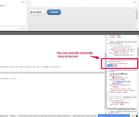Javascript Icons Not Aligned Properly In Jquery Mobile Stack Overflow