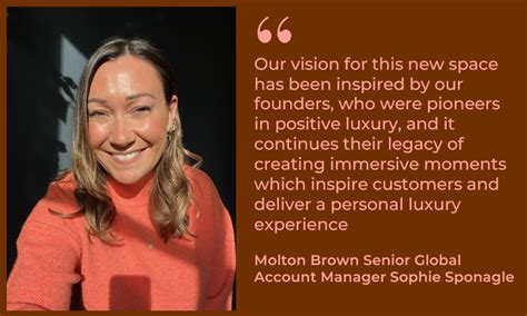 Interview Molton Browns Sophie Sponagle On The Brands “finest Travel