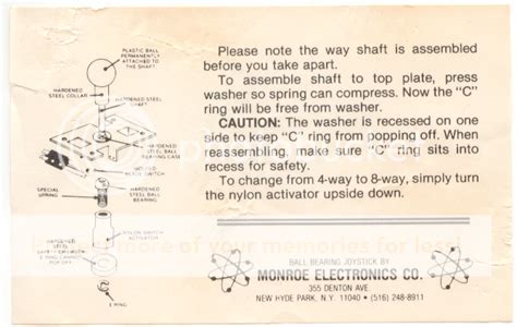 Anatomy Of A Joystick Looking For Exploded View Diagramsphotos And Specs