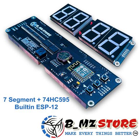 Jual Jam 7 Segment 1 5 Inch Driver 74hc595 Built In Esp 12 Rtc Ds3231 Sn Shopee Indonesia