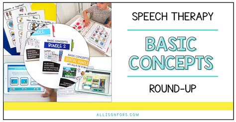 Types Of Basic Concepts Speech Therapy