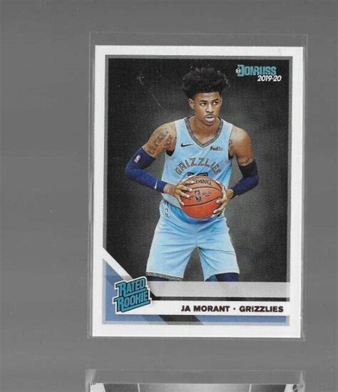 2019 20 Donruss Ja Morant Rated Rookie Card Rc 202 Memphis Grizzlies