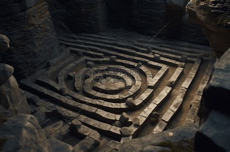 人造的地下迷宫高清图片下载 正版图片 摄图网
