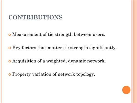 Ppt Tie Strength In Micro Blogs Powerpoint Presentation Free