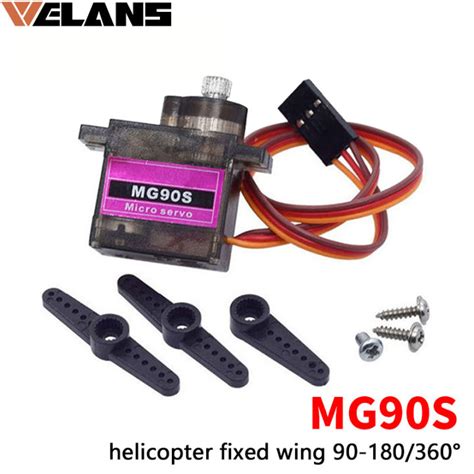 Mg90s 9g Plasticmetal Gear Micro Servo Motor Kit 180 Degrees360