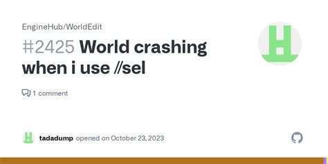 world crashing when i use sel · issue 2425 · enginehub worldedit