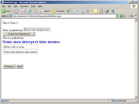 MultiView ASP NET