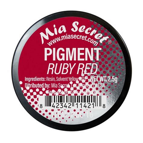 Pigment Ruby Red • Mia Secret Colombia