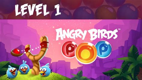 Angry Birds Pop Level 1 Youtube