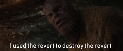 when you resurrect a reverted commit using revert r lal salaam