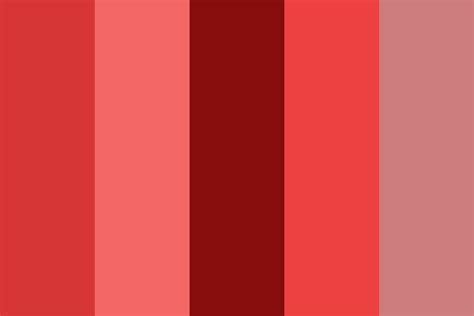 Shades Of Anger Color Palette