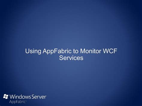 ppt introducing wcf services powerpoint presentation free download