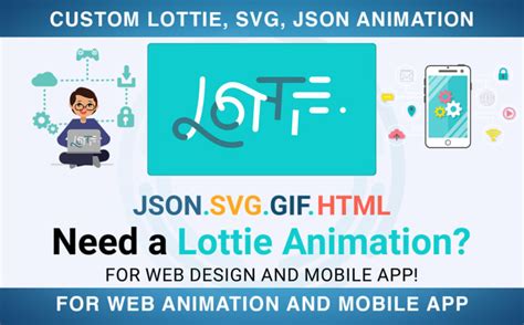 Create Html Lottie Svg Json Animation For Website And Mobile App By Frelancer Rayan Fiverr