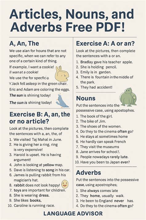 English Esl Efl English Nouns Free Lesson Plans