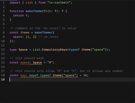can i get the strict keys for an array somehow · issue 254 · millsp