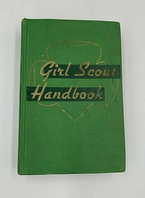 Vintage Girl Scout Hand Book Handbook 1950 Intermediate Program