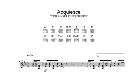 Acquiesce Guitar Tab Print Sheet Music Now