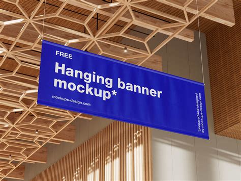 3 Free Expo Hall Ceiling Hanging Banners Mockup Psd Files Psfiles