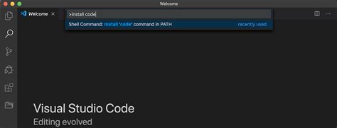 Tips Run Vsc Command On Mac Visual Source Code프로그램을 Mac의 터미널 환경에서… By C K Kim Front