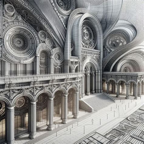 Nostalgia Futuristic Architecture Design Premium Ai Generated Image