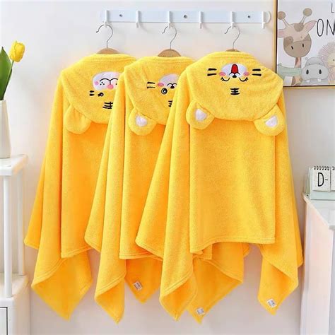 Khăn Tắm Cho Bé Khăn Choàng Tắm Có Mũ áo Choàng Tắm Cho Bé đi Biển