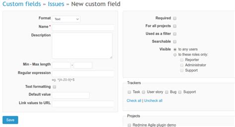 how to use custom fields in redmine plugins redmineup help getting started