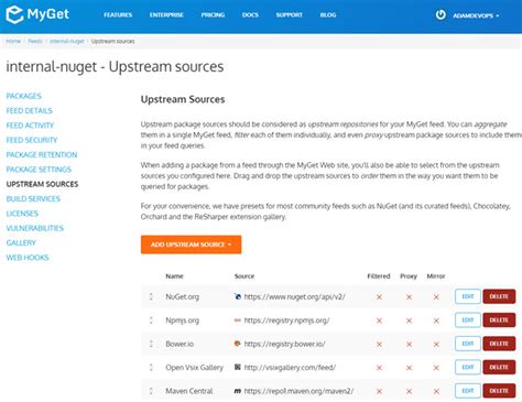 HOWTO Migrate From MyGet To ProGet Inedo Documentation