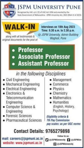 Jspm University Facultyplus
