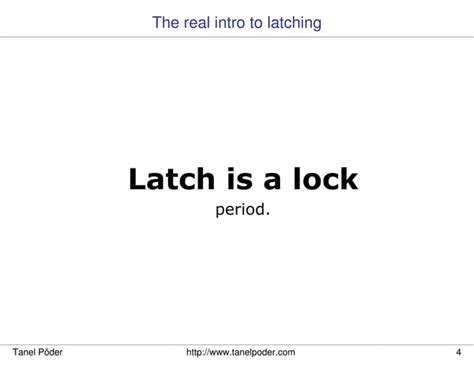 oracle latch and mutex contention troubleshooting ppt