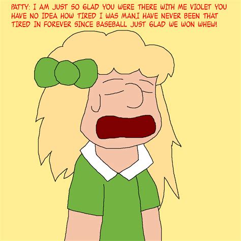 Patty Tells Violet She Doesnt Have To Go Through That Before Schroeder And Franklin Arrive To