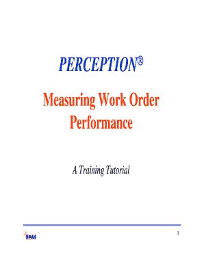 Fillable Online Measuring Work Order Fax Email Print PdfFiller