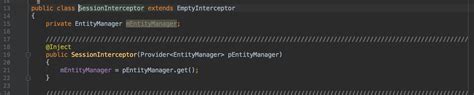 Jpa Inject A Hibernate Interceptor With Guice Guicepersist Stack