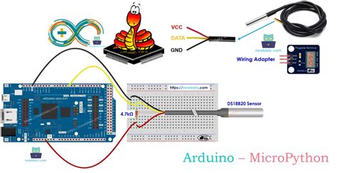 Arduino Micropython Temperature Sensor Arduino Micropython Tutorial