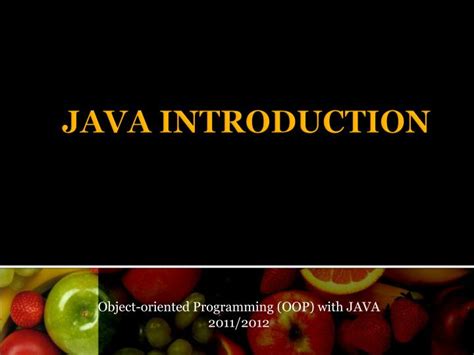 Ppt Java Introduction Powerpoint Presentation Free Download Id5691518