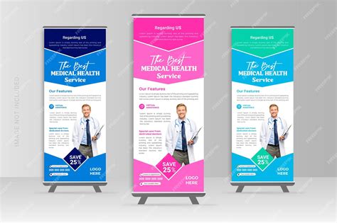 Premium Vector Vector Clinic Report Brochure Template Medical Healthcare Display Poster Roll Premium Vector Vector Clinic Report Brochure Template Medical Healthcare Display Poster Roll