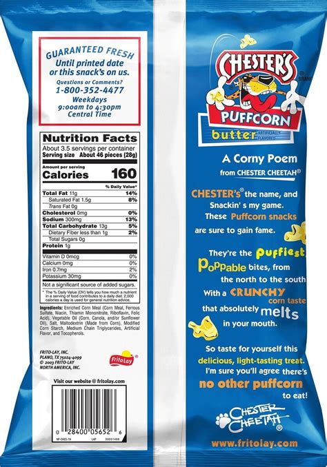 Chesters Butter Puffcorn 325 Oz Shipt