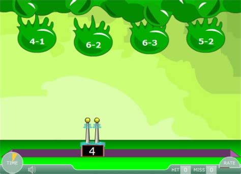 Shoot Down The Slime Blobs And Sharpen Your Subtraction Skills