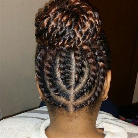 Of The Hottest Flat Twist Bun Hairstyles For Women