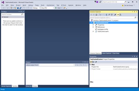 creating and debugging a unified service desk custom hosted control