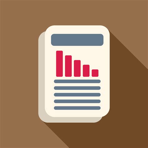 Financial Report Showing Declining Bar Graph And Statistics 49064423 Vector Art At Vecteezy