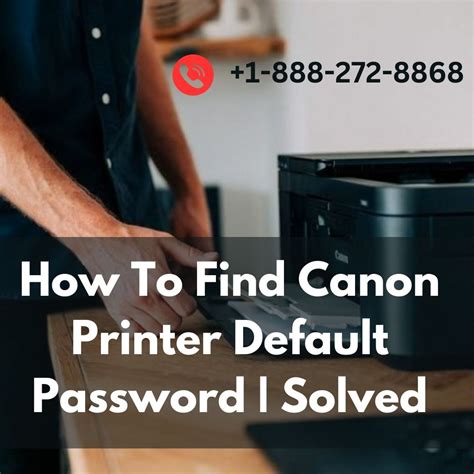 Find Solution Canon Printer Default Password Problem Science