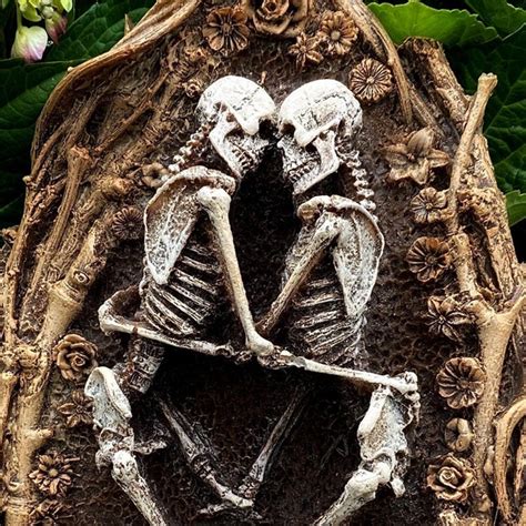 Skeleton Lovers Art Etsy