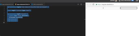 set focus on dynamically created input on angular stack overflow