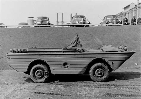 Ww2 Wwii Photo World War Two Us Army Ford Gpa Amphibious Jeep Testing