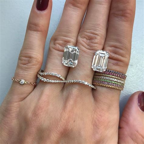 What A 50000 Difference Looks Like In Engagement Rings Whowhatwear