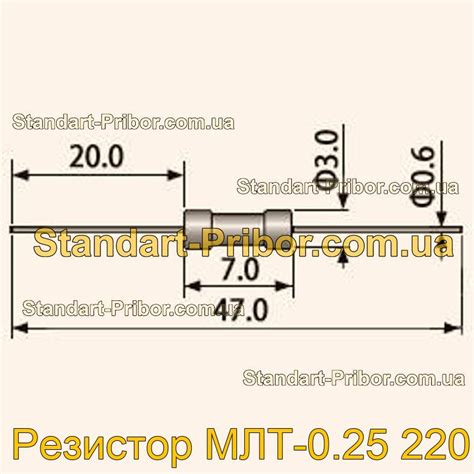 Резистор МЛТ-0.25 220. Низкие цены. На складе в наличии.