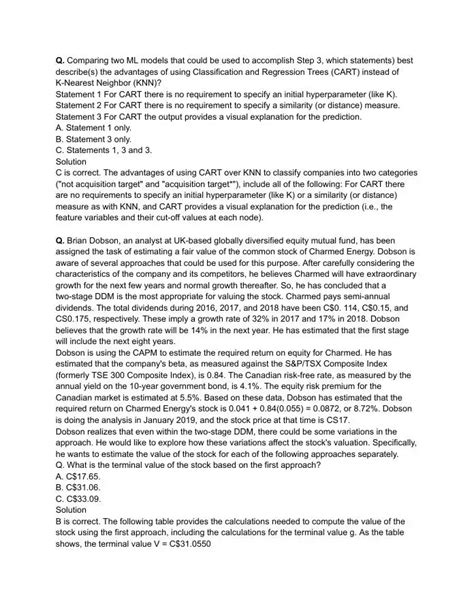 Cfa Ii Questions And Answers 2 Edubirdie